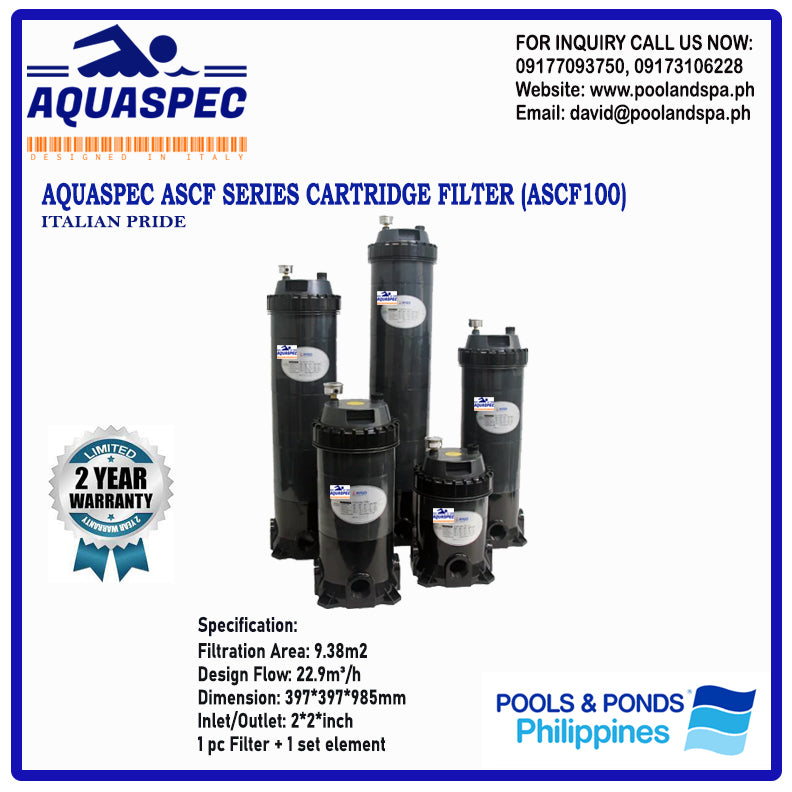 AQUASPEC ASCF SERIES CARTRIDGE FILTER