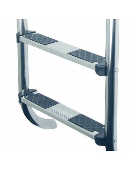 ASTRALPOOL LADDERS - MIXED MODEL WITH LUXE MODEL STEPS AISI-316 WALL M